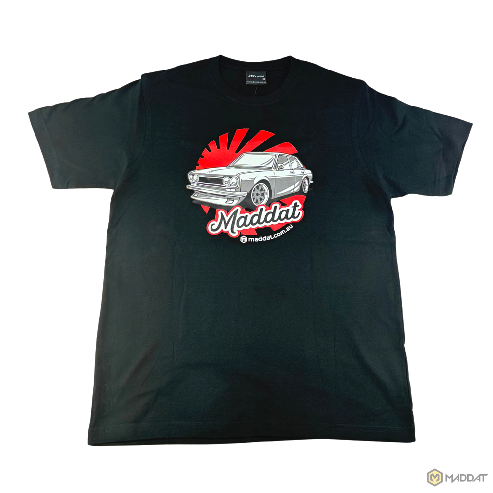 Datsun 1600 Black T-shirt – Mad Dat Motorsport